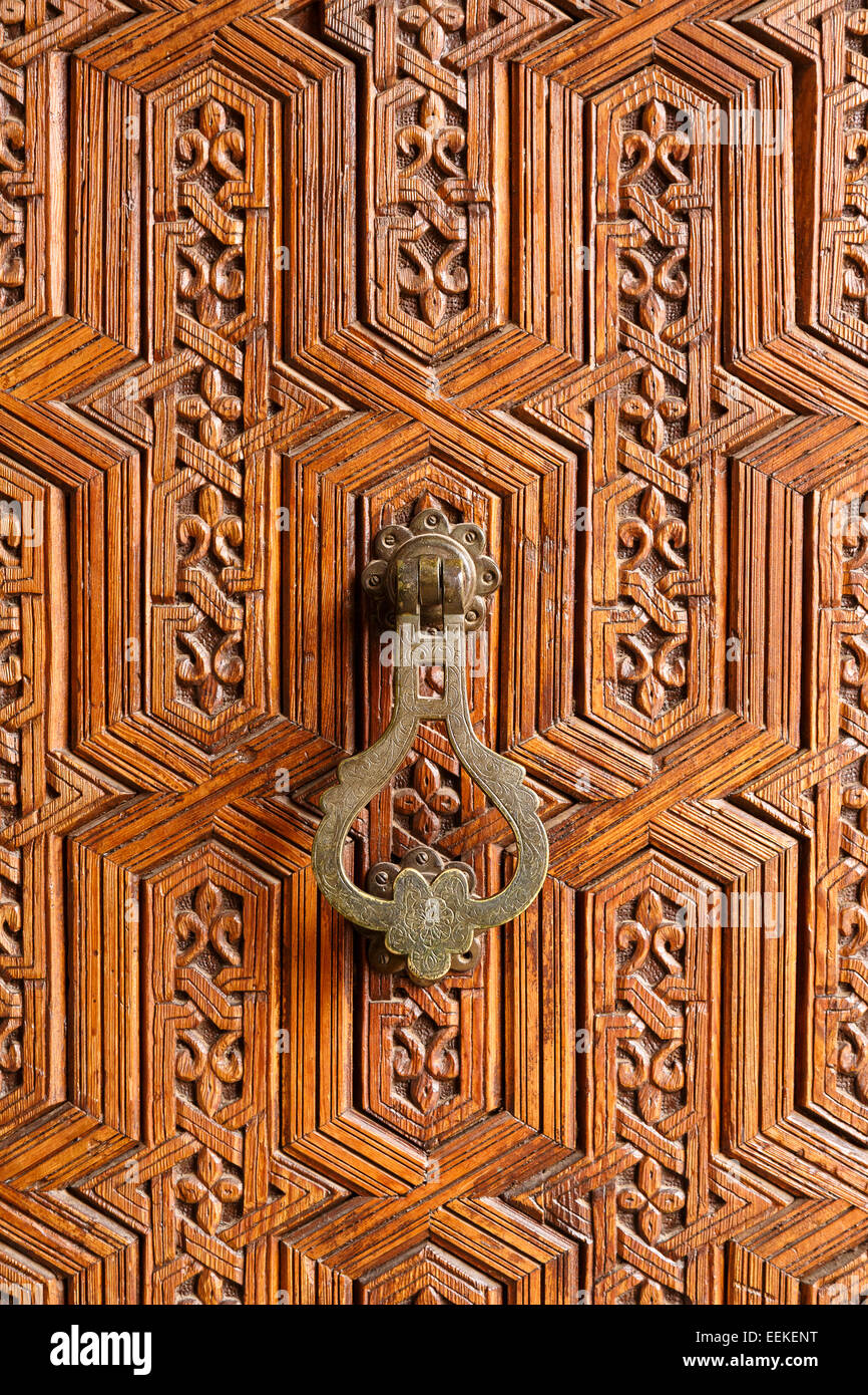 Detail door. Marrakech museum. Marrakech. Morocco. North Africa. Africa ...