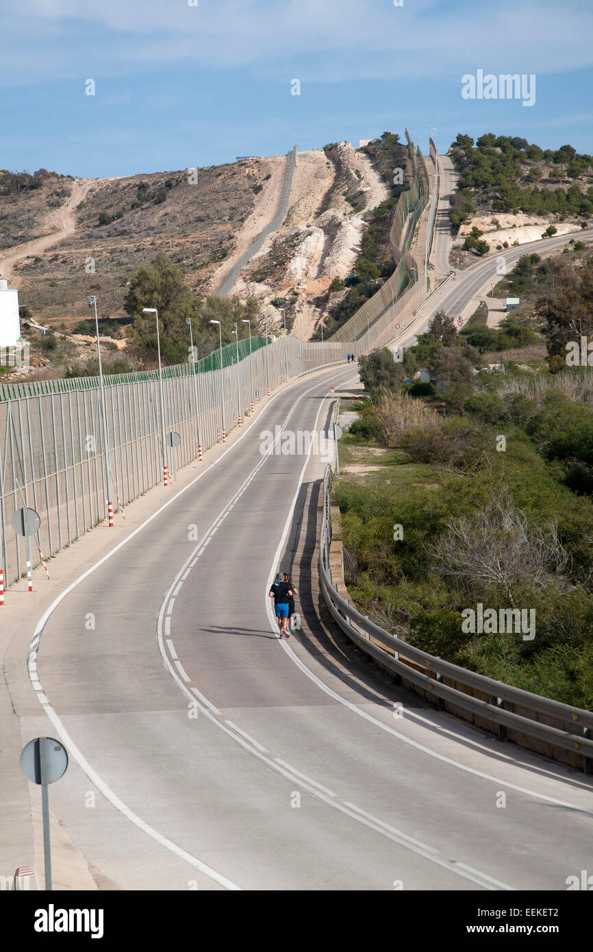 Melilla border fence High Resolution Stock Photography and Images - Alamy