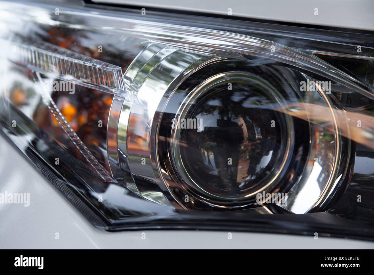 Xenon/LED light of a modern car Stock Photo - Alamy