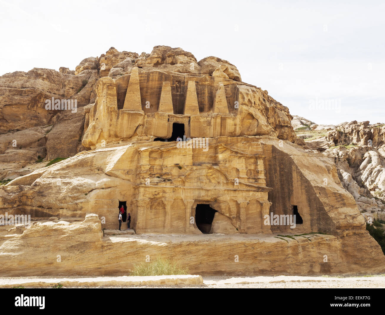 The Obelisk Tomb bab As-Siq on the way to the Siq leading to Petra ...