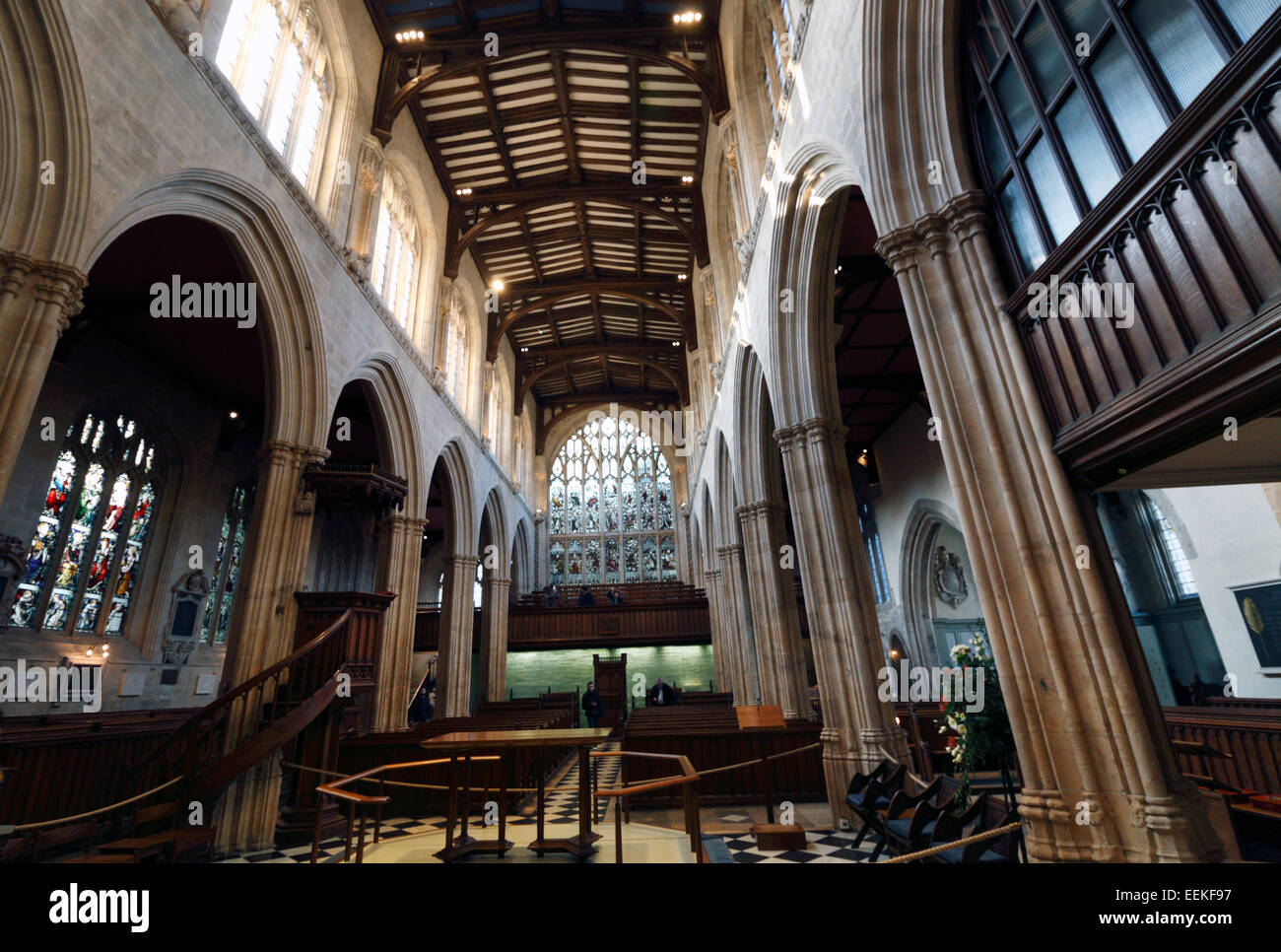 The church of St Mary the Virgin in Oxford, England Stock Photo - Alamy