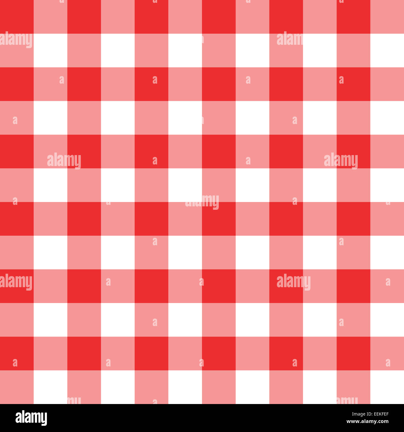 Bright two toned red and white checkered seamless background pattern ...