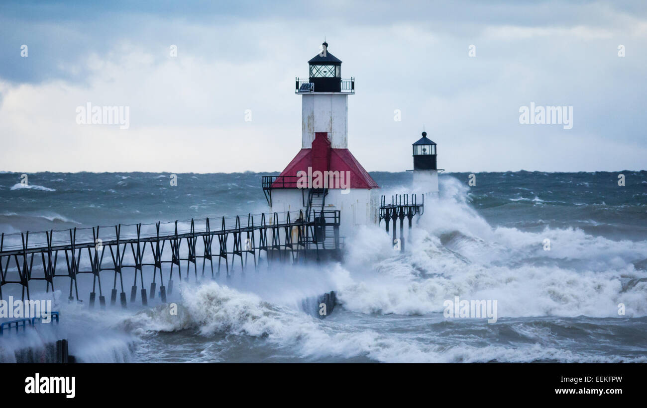 St joseph michigan lighthouse hi-res stock photography and images - Alamy