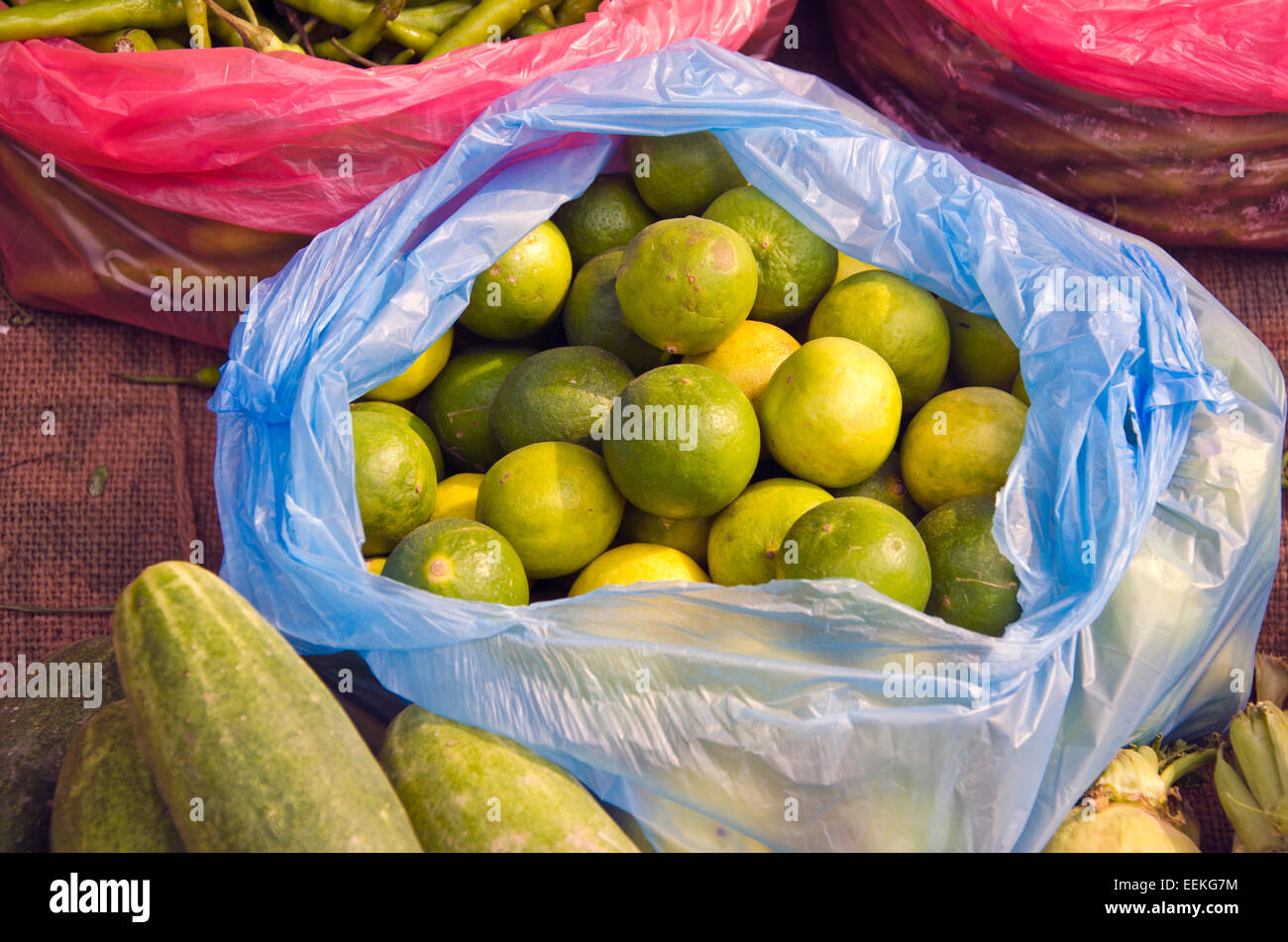fruits and vegetable sin asia market, Kathmandu, Nepal Stock Photo - Alamy