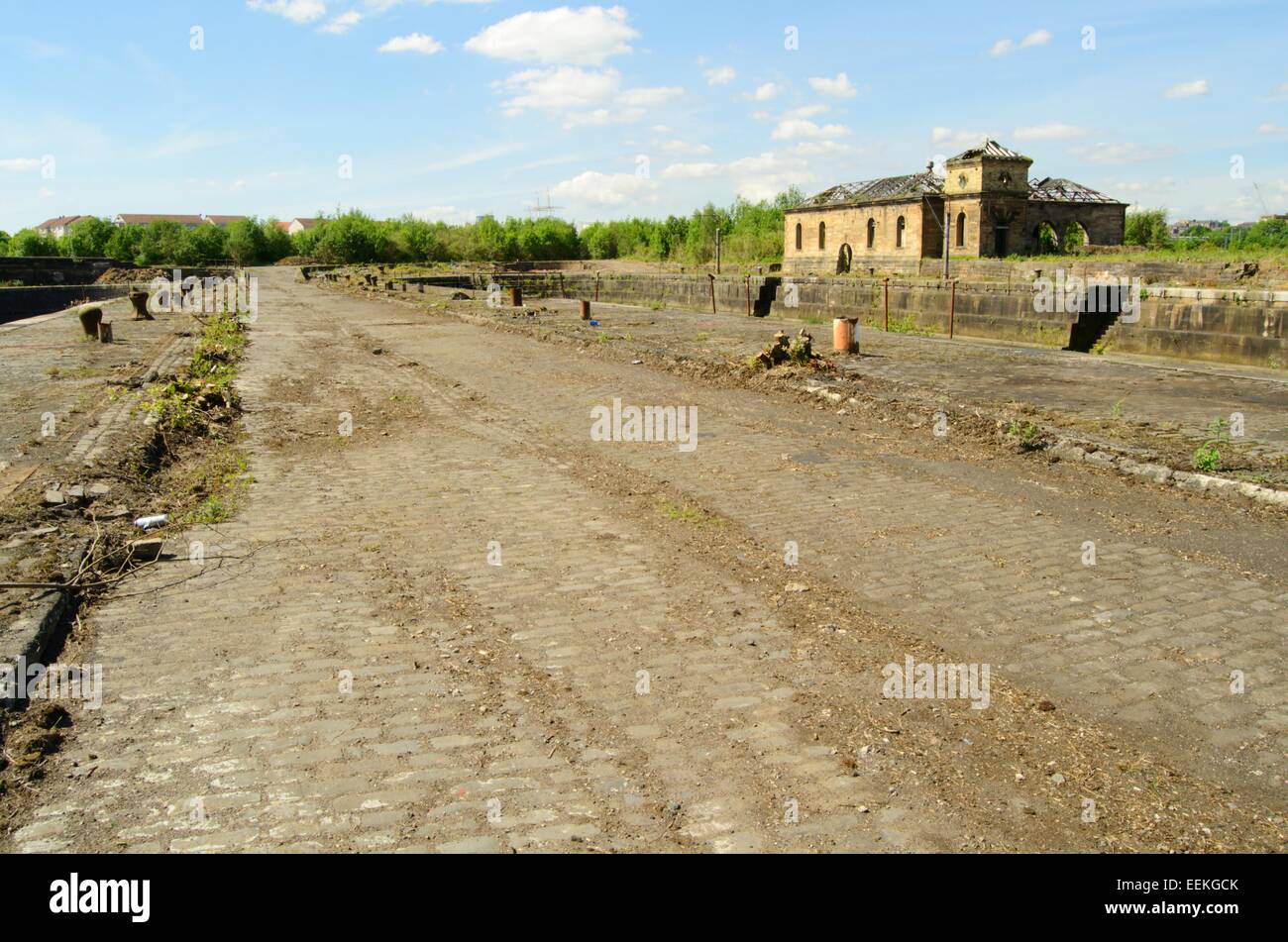 Quay at Govan Graving Docks in Glasgow, Scotland Stock Photo - Alamy