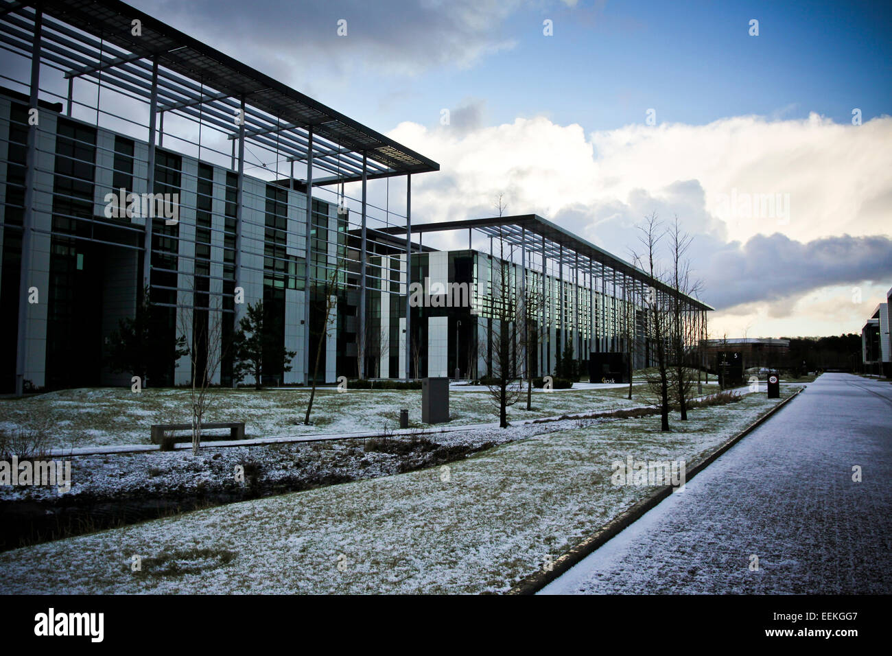 Modern Office park buildings Stock Photo - Alamy