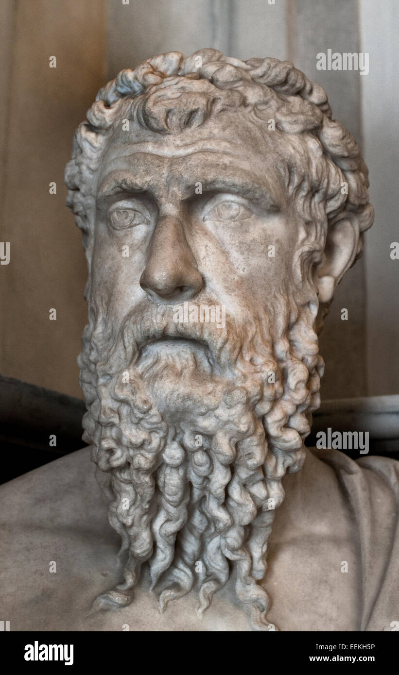 Male bust, II sec. DC, Roman Rome Capitoline Museum Italy Italian Stock ...