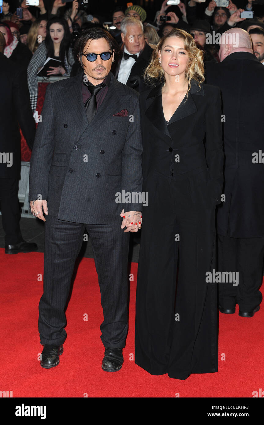 Johnny deep amber heard hi-res stock photography and images - Alamy