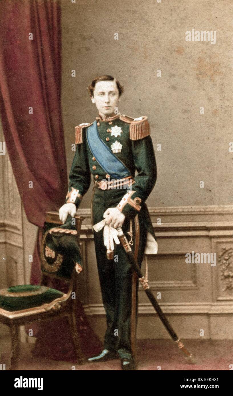 Prince Alfred, Duke of Edinburgh, 1863, by John Jabez Mayall Stock ...