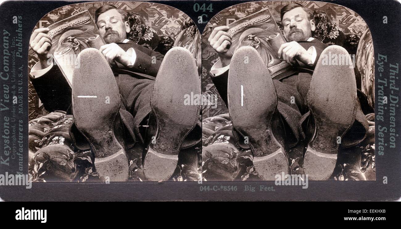 Big Feet, ca 1900, by Keystone View Co Stock Photo - Alamy