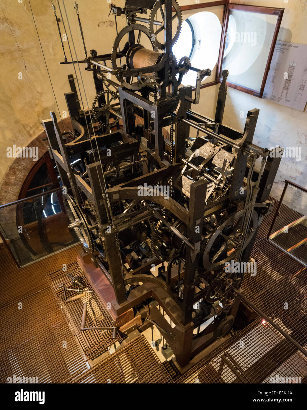 Clockworks, Orological Tower Stock Photo - Alamy