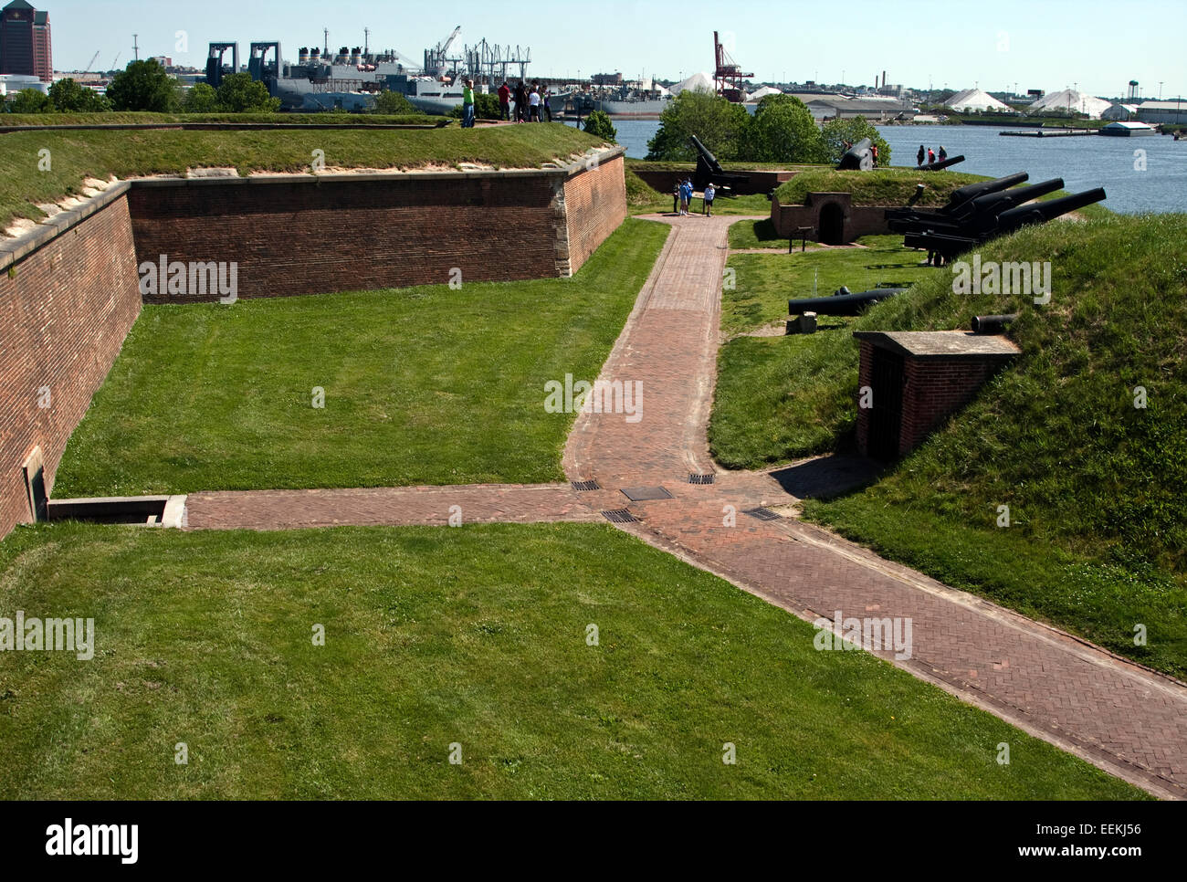 Fort McHenry National Monument and Shrine, Baltimore, Maryland Stock ...