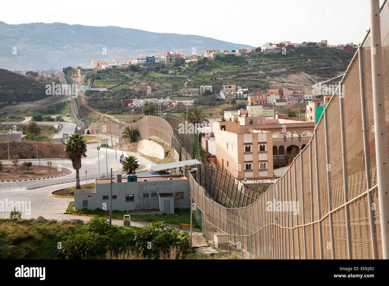 Spain border fence High Resolution Stock Photography and Images - Alamy