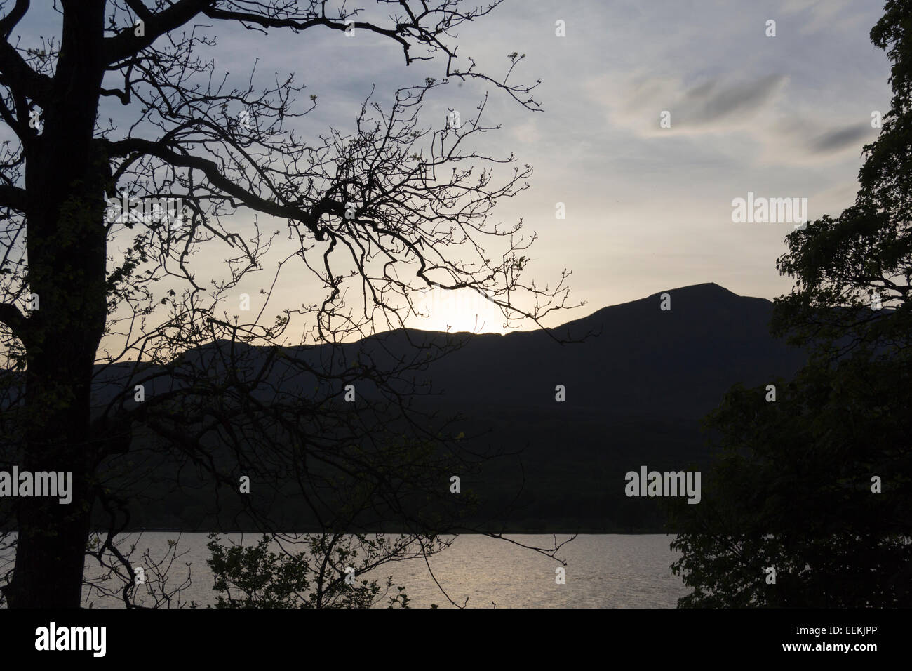 The sun coniston lake district hi-res stock photography and images - Alamy