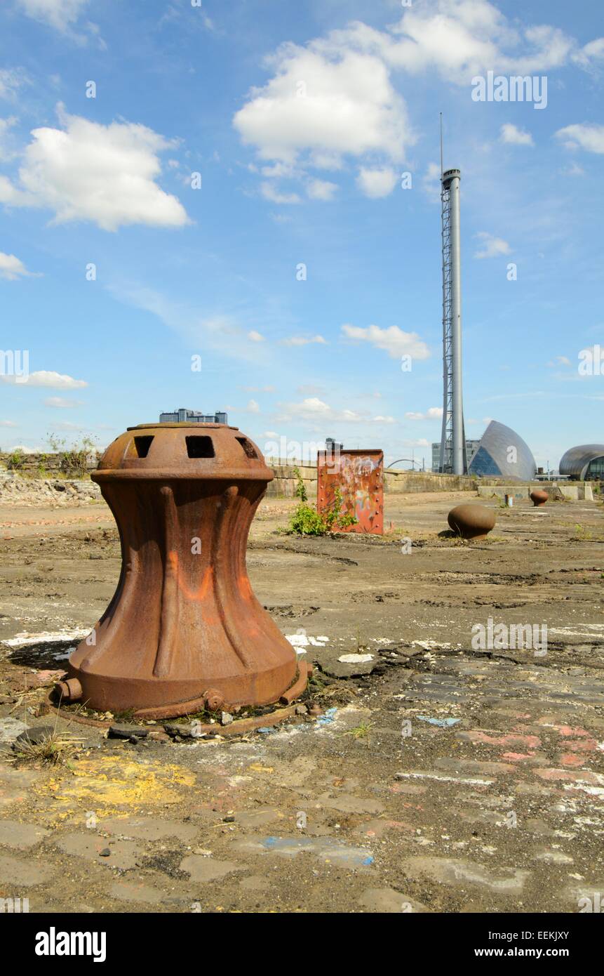 Capstan at Govan Graving Docks in Glasgow, Scotland Stock Photo - Alamy