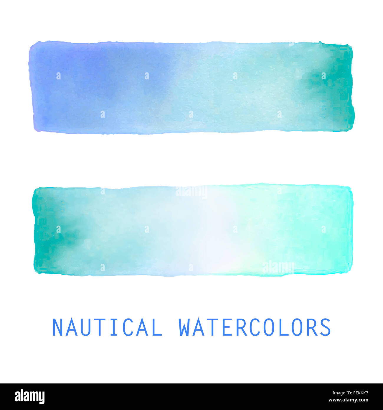 Navy blue watercolor hand drawn Cut Out Stock Images & Pictures - Alamy