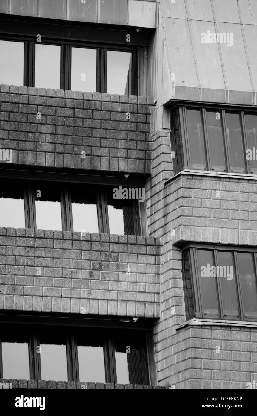 Office building below Argyle Street in Anderston in Glasgow, Scotland ...