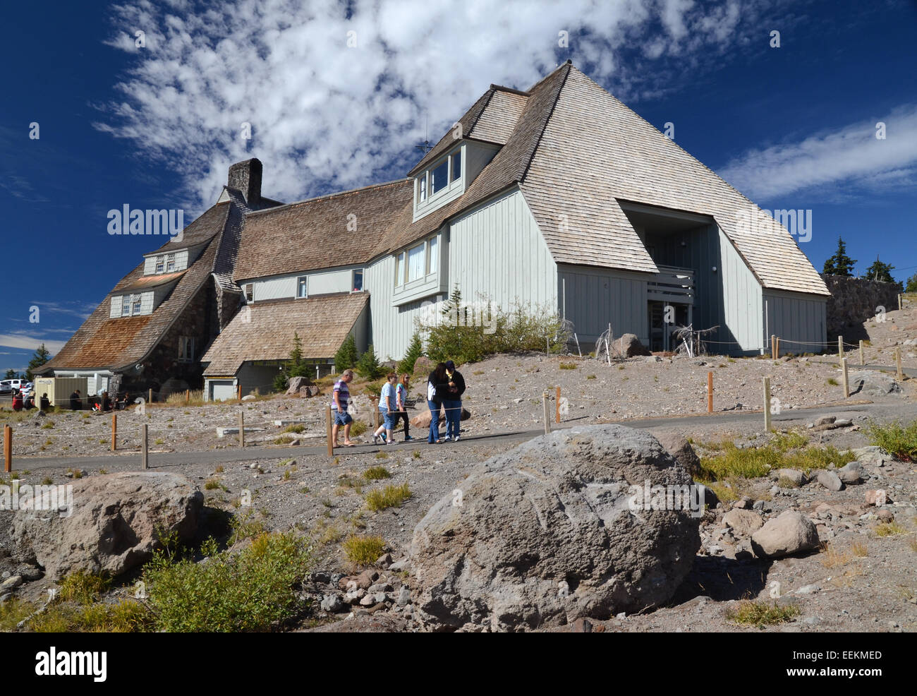 The Timberline Lodge, Mount Hood, Oregon, USA Stock Photo - Alamy