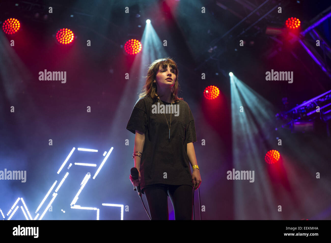 Chvrches performing live at Somerset House in London Featuring ...