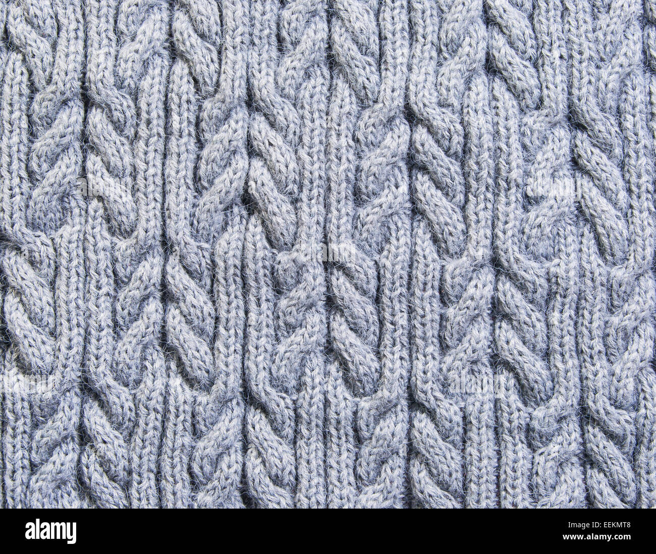 Gray background knitted fabric of wool yarn homework Stock Photo - Alamy