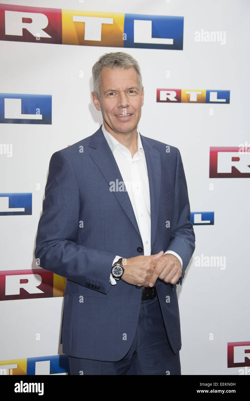 German TV RTL presents its new season at Hamburg Altes Zollamt ...