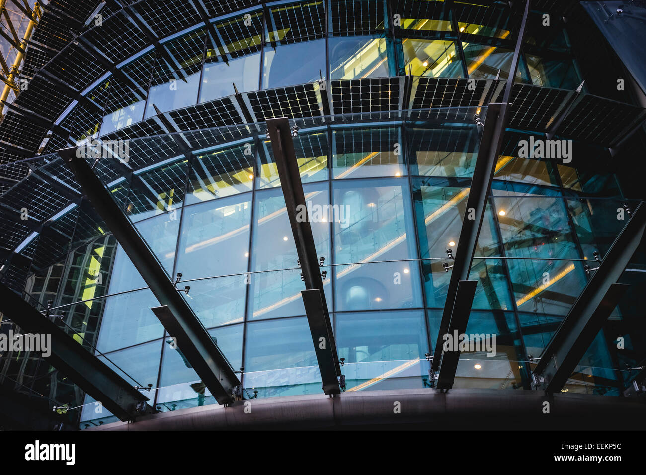 Skyscraper Modern crystal building, office spaces Stock Photo - Alamy