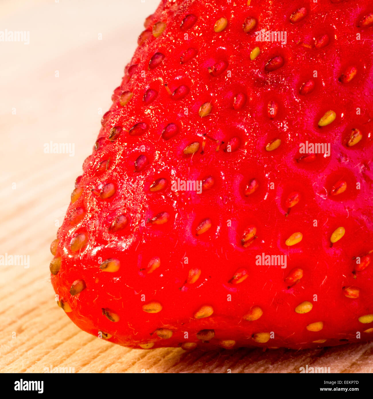 Closeup strawberry hi-res stock photography and images - Alamy