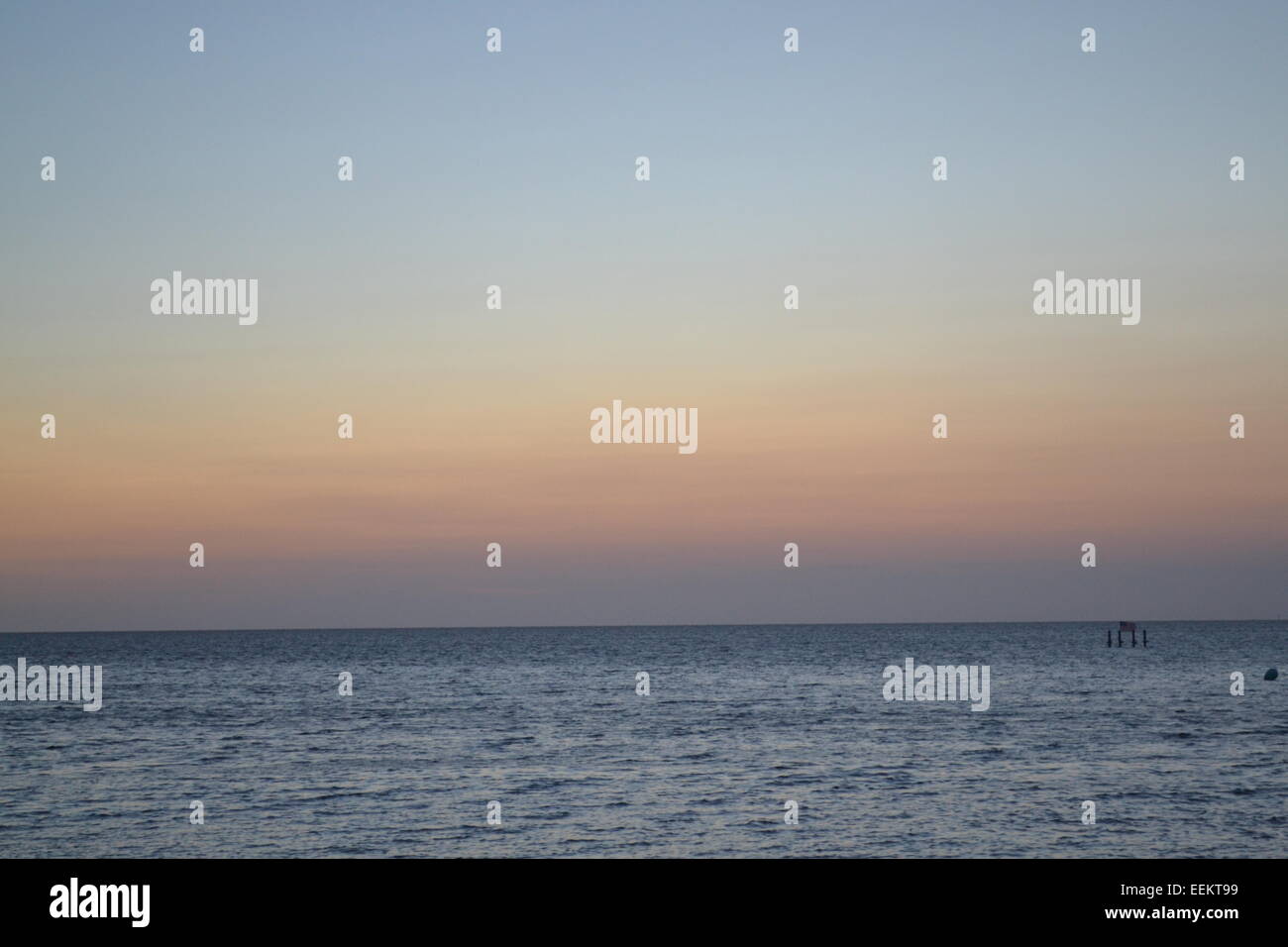 Sunset on the Sound Stock Photo - Alamy