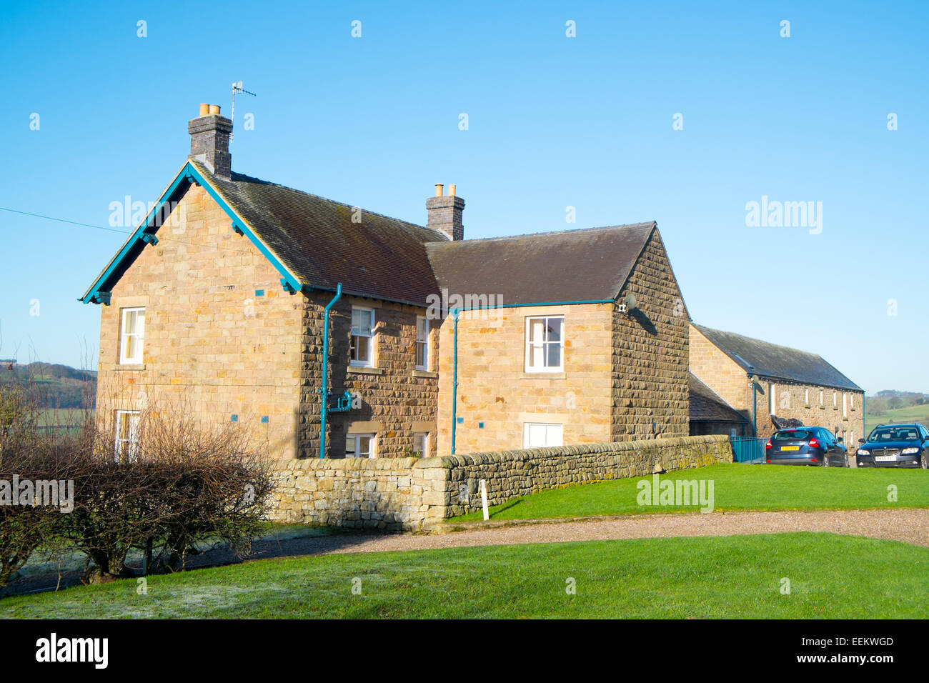 Manifold farmhouse cottage near Shottle in the Derbyshire dales,England ...