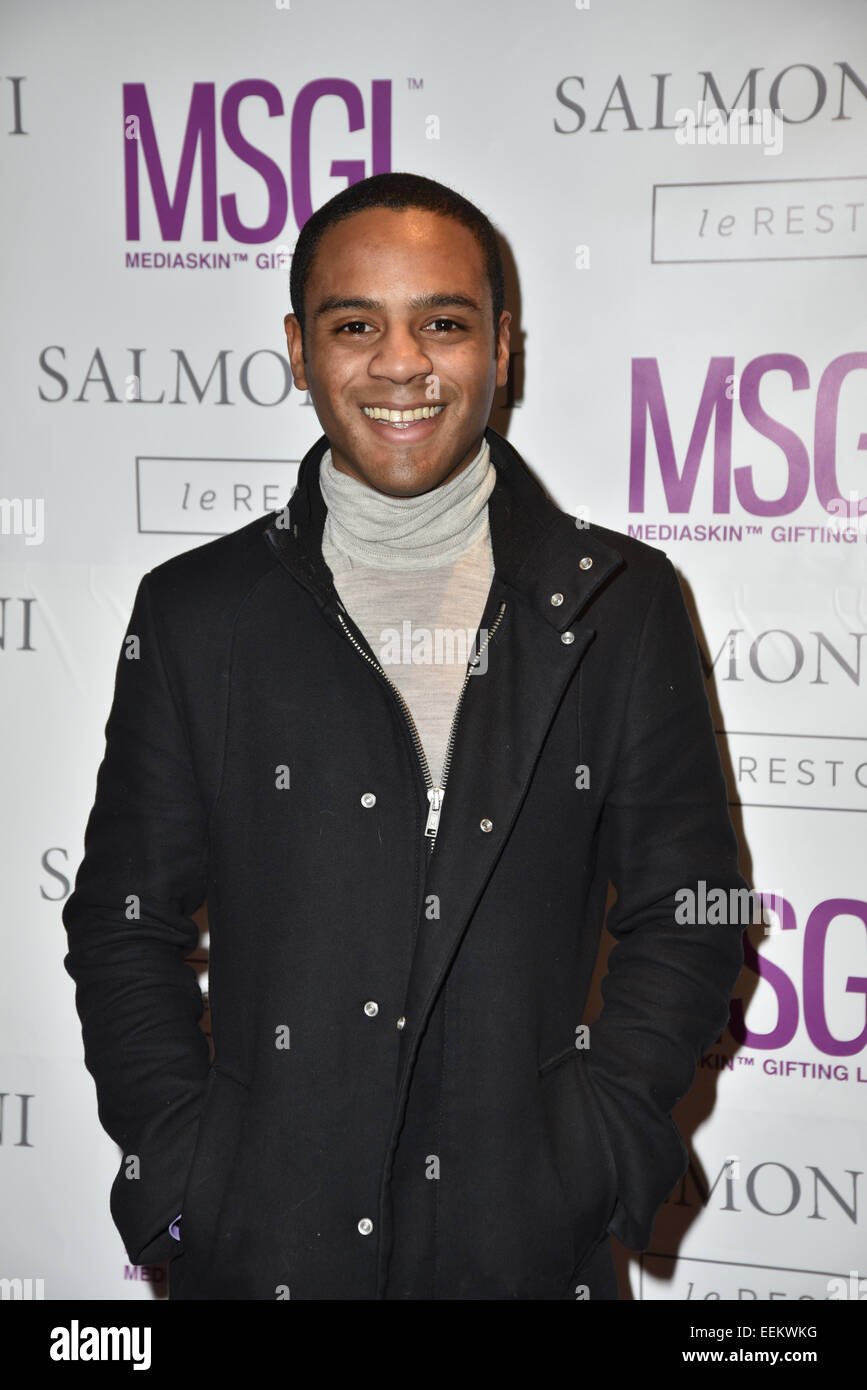 LONDON, UK ,19th JANUARY 2015 : Daniel Anthony attends the MediaSkin ...