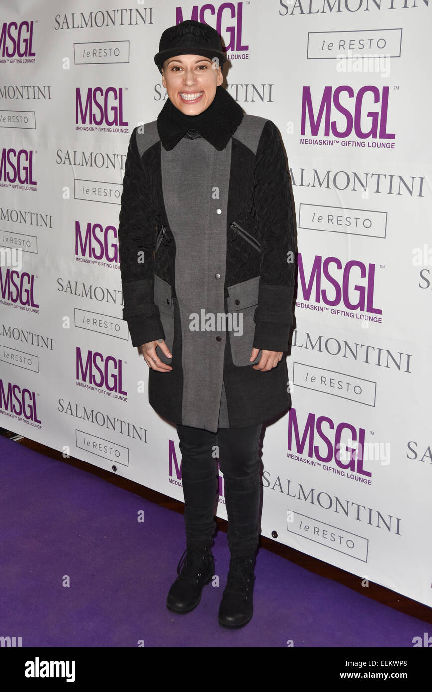 London, UK. 19th January, 2015. Stooshe Singer Courtney Rumbold attends ...