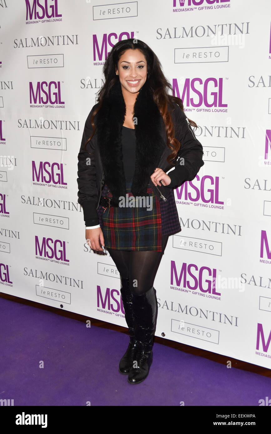 London, UK. 19th January, 2015. Stooshe Singer Alexandra Buggs attends ...
