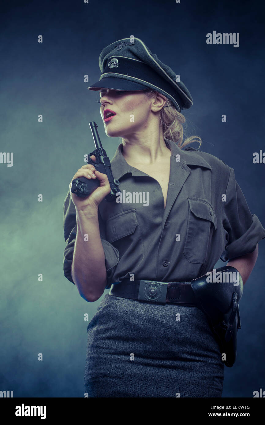 Ww2 official german woman representation hi-res stock photography and ...
