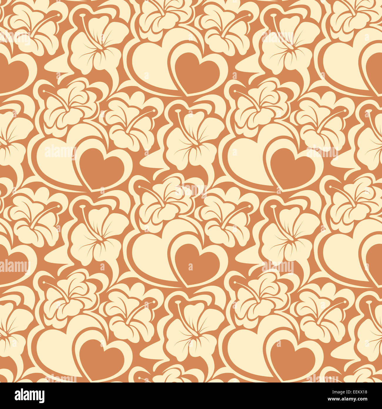 Seamless texture with heart Stock Photo - Alamy