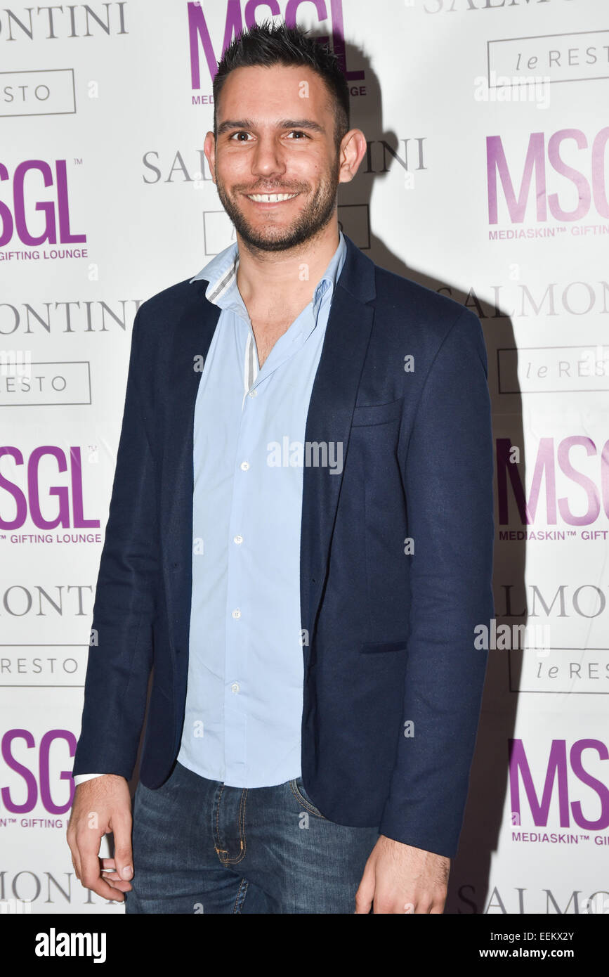 London, UK. 19th January, 2015. Ricky Rayment attends the MediaSkin ...