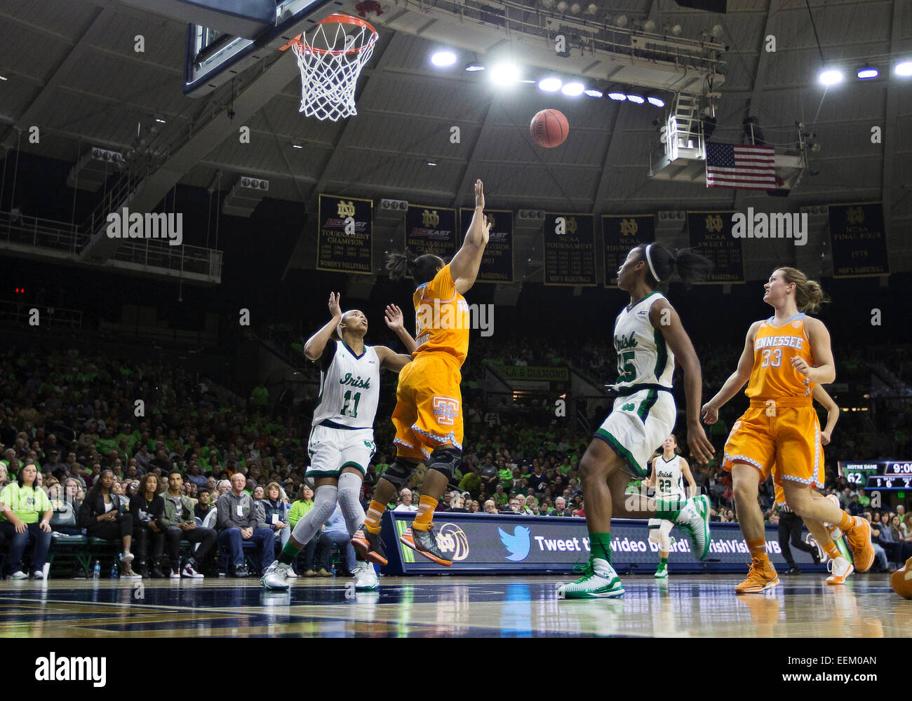 South Bend, Indiana, USA. 19th Jan, 2015. A general view as players ...