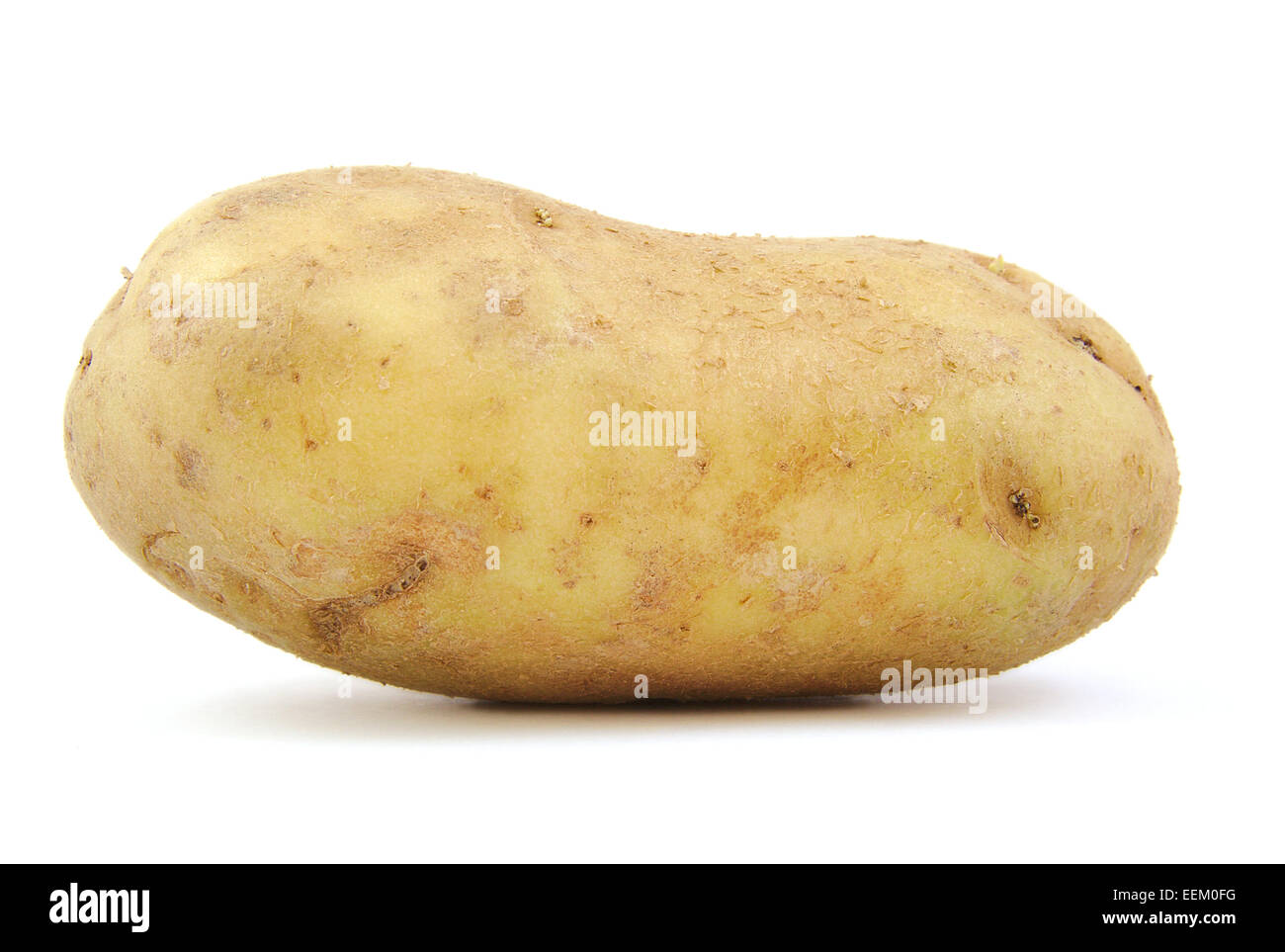 Front view of potato on white background Stock Photo - Alamy