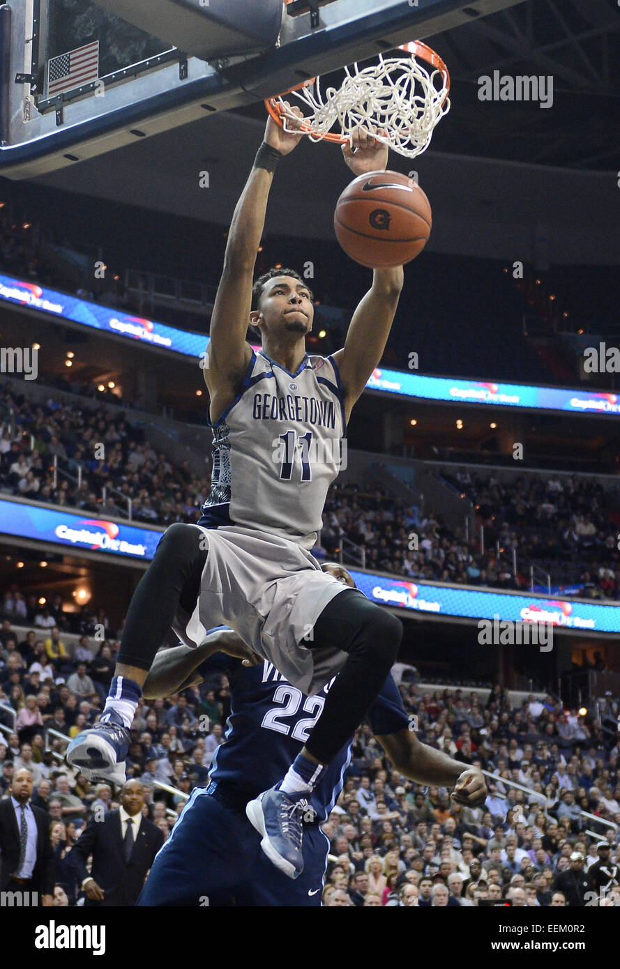 Washington, DC, USA. 19th Jan, 2015. 20150119 - Georgetown forward ...