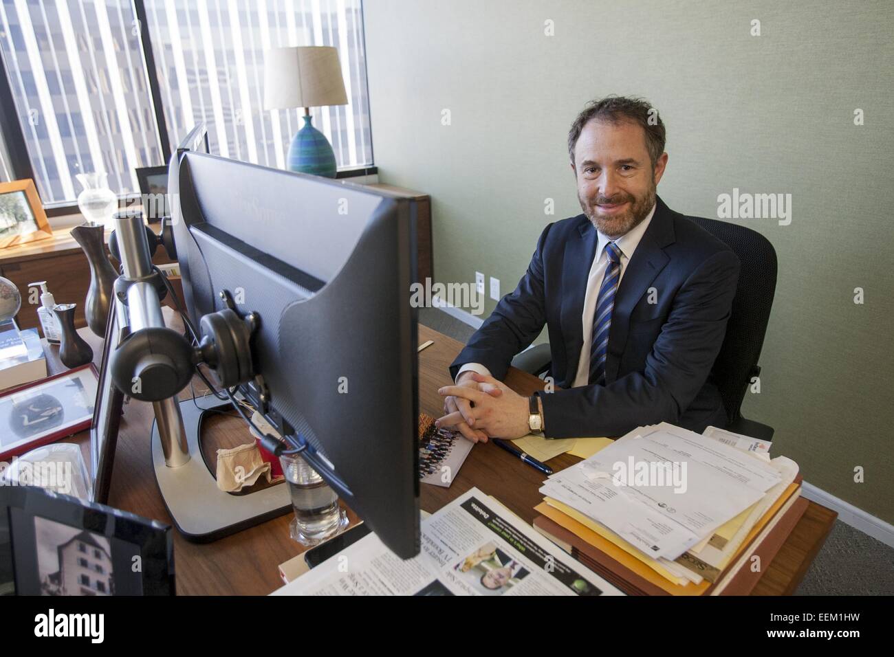 Los Angeles, California, USA. 13th Jan, 2015. Peter Binkow, partner ...