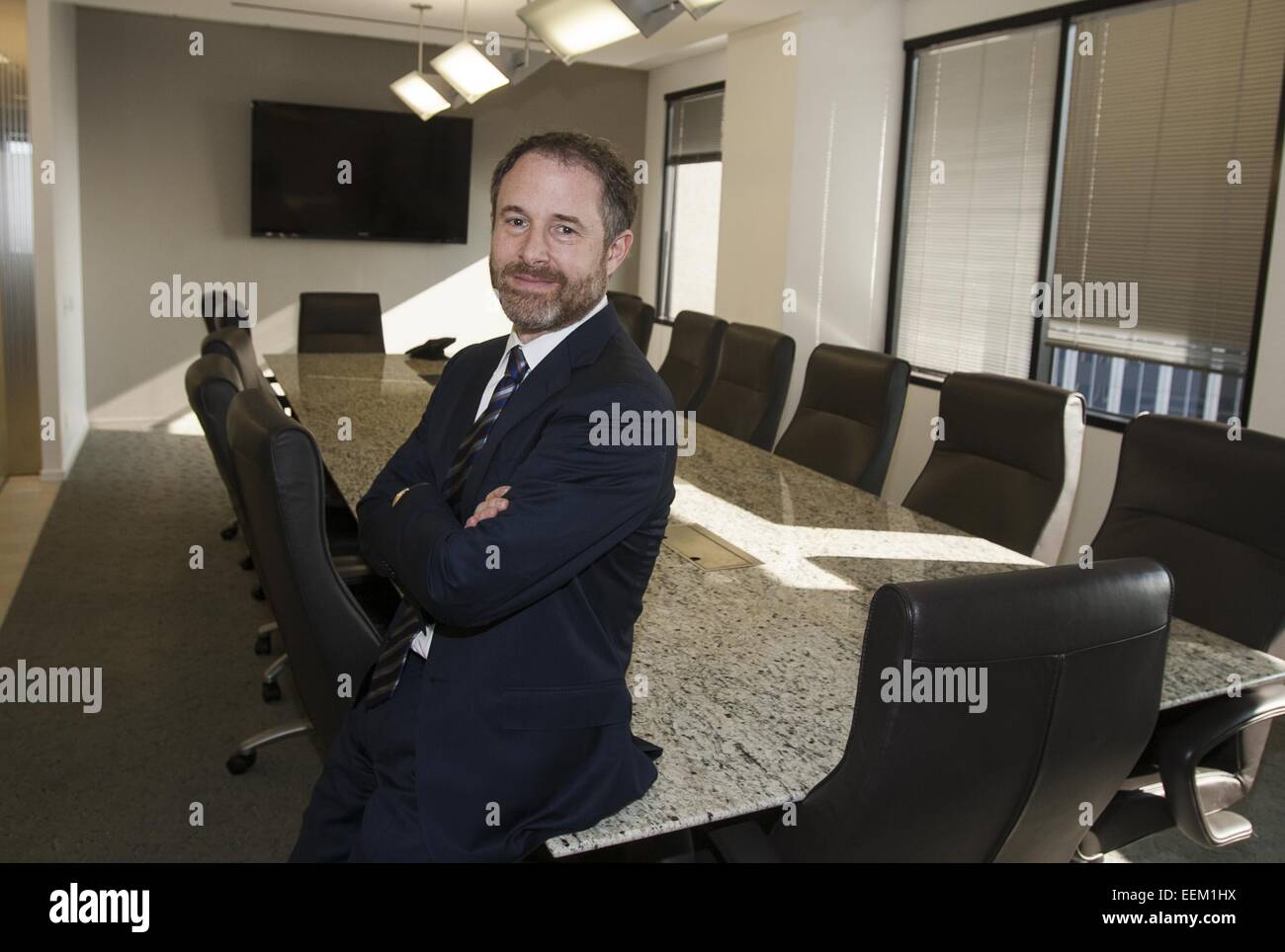 Los Angeles, California, USA. 13th Jan, 2015. Peter Binkow, partner ...