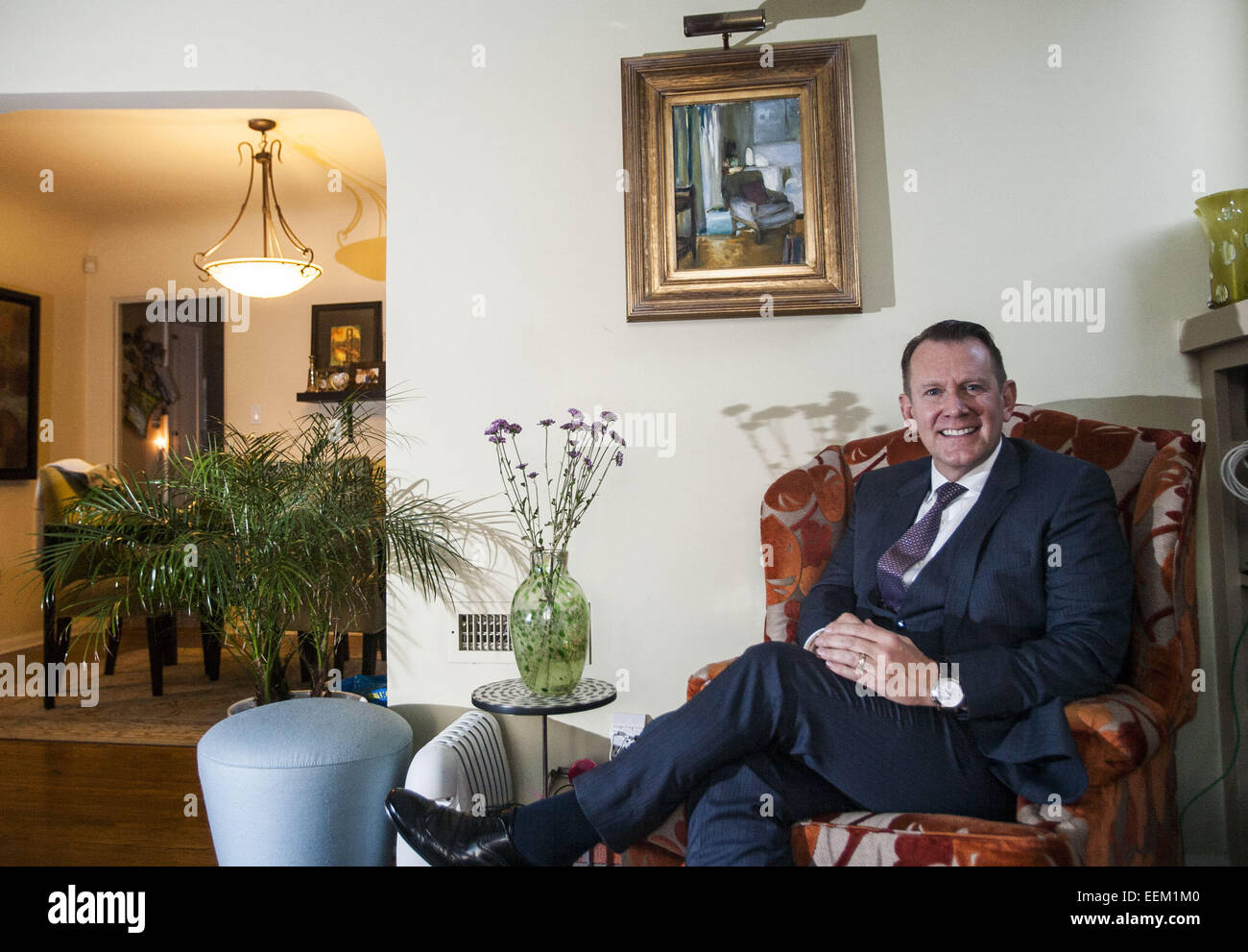 Los Angeles, California, USA. 14th Jan, 2015. Marketing guru Brad Wald.Photo by Ringo Chiu ...