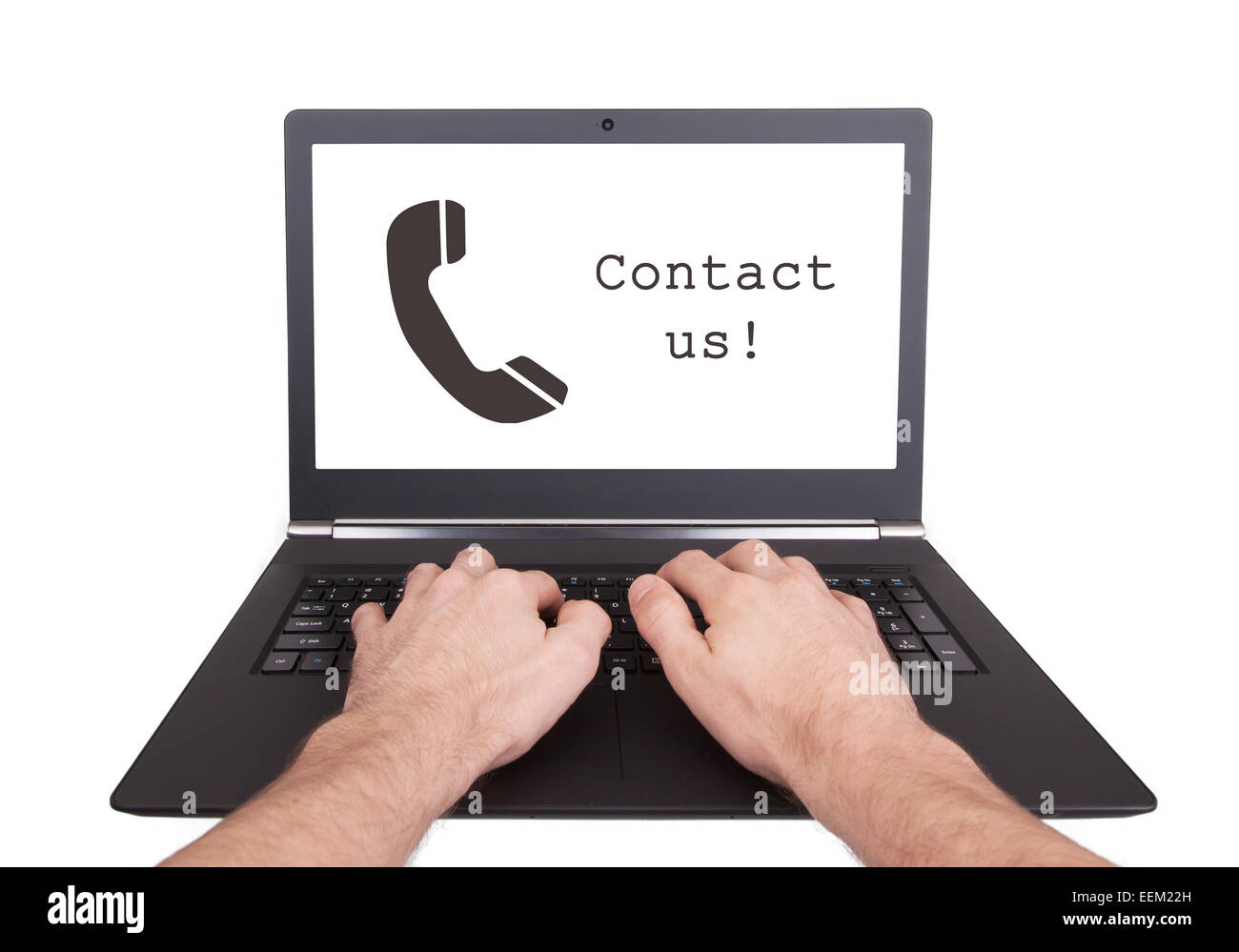 Contact us using internet hi-res stock photography and images - Alamy