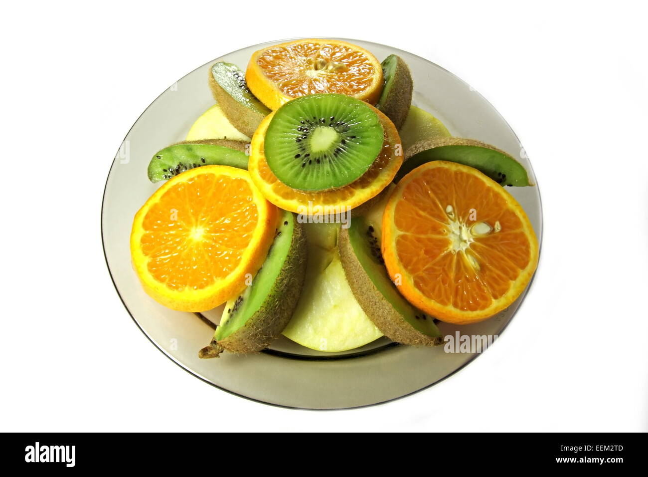 Dish with fruit Stock Photo - Alamy