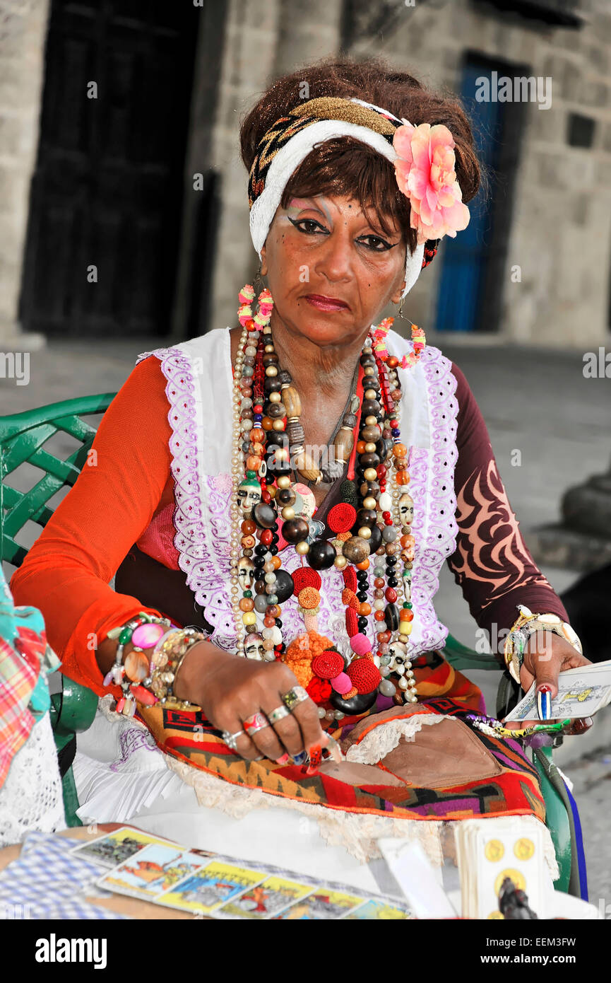 Old Gypsy Woman Fortune Teller