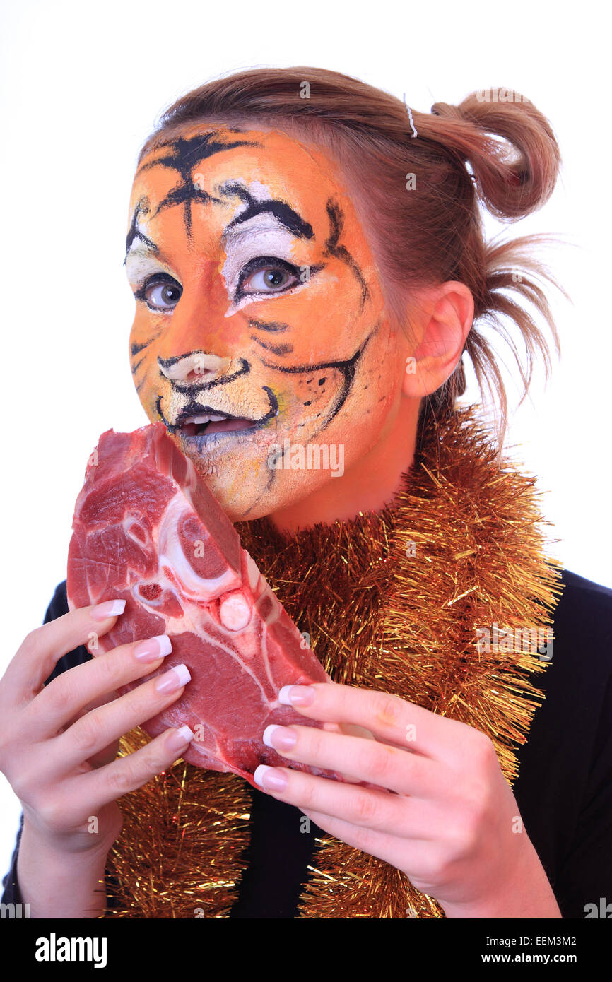 Raw beef mask hi-res stock photography and images - Alamy