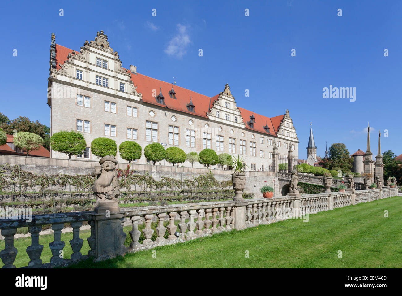Weikersheim Castle, Romantic Road, Weikersheim, Baden-Württemberg ...