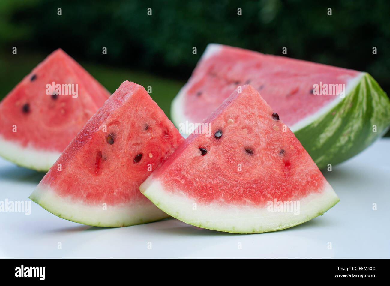Juicy watermelon cross section close up hi-res stock photography and ...