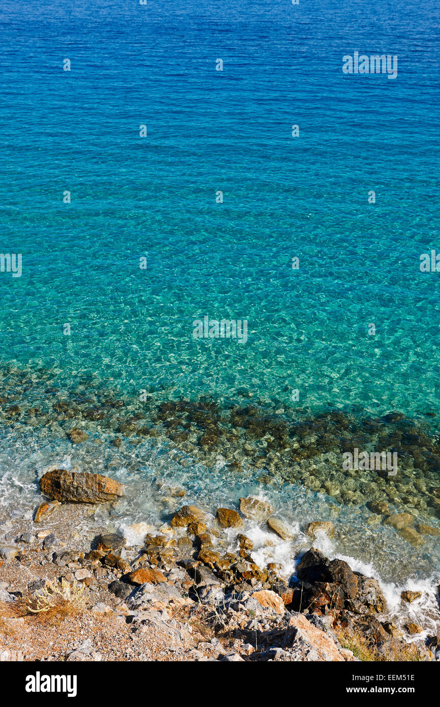 Turquoise sea waters at Dilek Peninsula National Park, Aydin Province ...