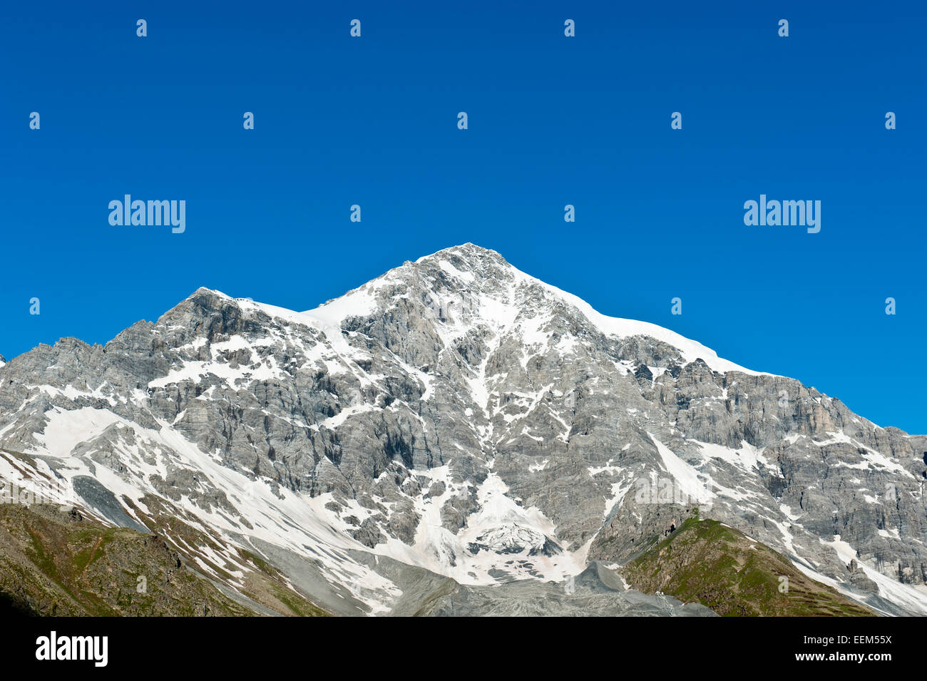 Summit of the Ortler, Ortles, 3905 m, Ortler Alps, Stelvio National ...