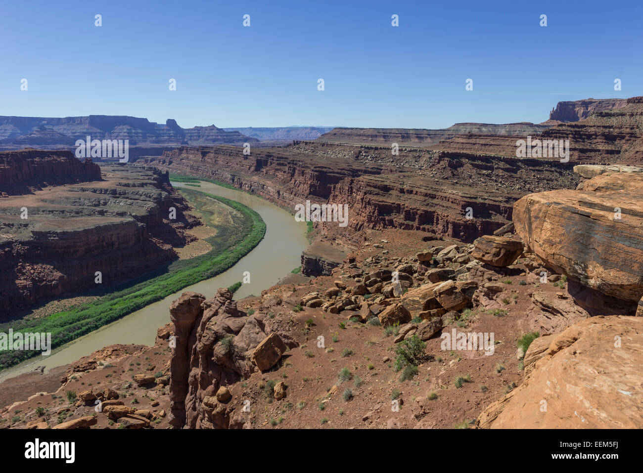Gooseneck Overlook and the Colorado River, Island in the Sky ...